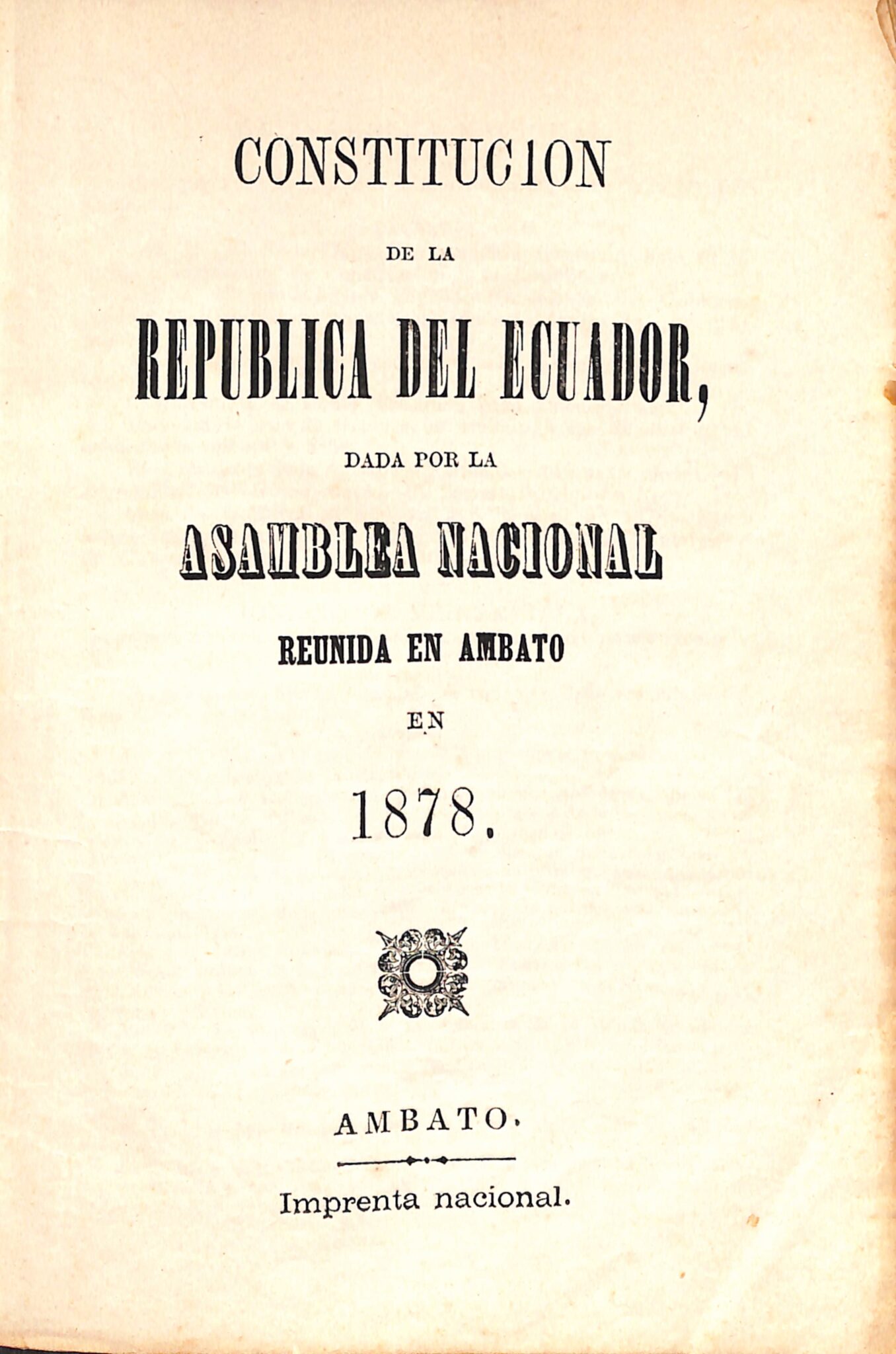 Constitución de la República del Ecuador – Tienda Online BEAEP