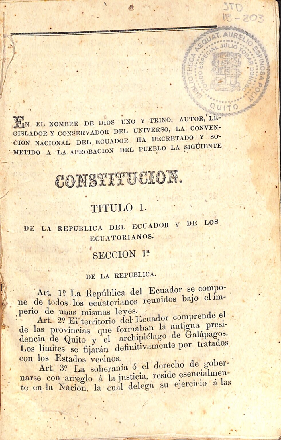 [Constitución de la República del Ecuador] – Tienda Online BEAEP
